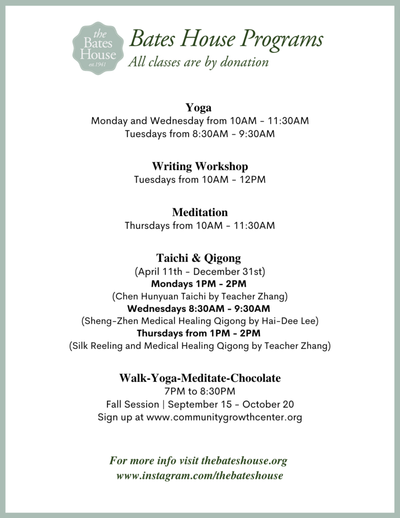 Classes – The Bates House Setauket, NY